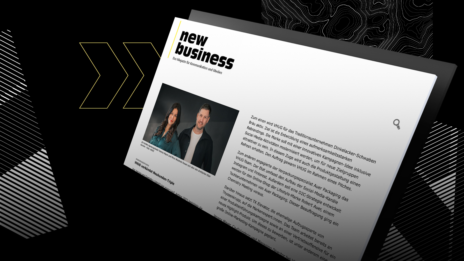 VHUG announces new customer triple | VON HELDEN UND GESTALTEN